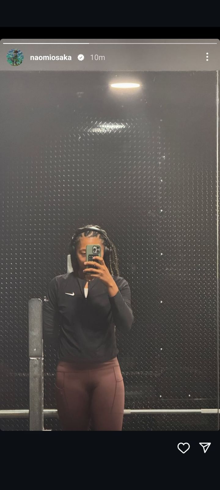 Naomi Osaka rocks braids in new workout selfie as she gears up for post-Australian Open tennis