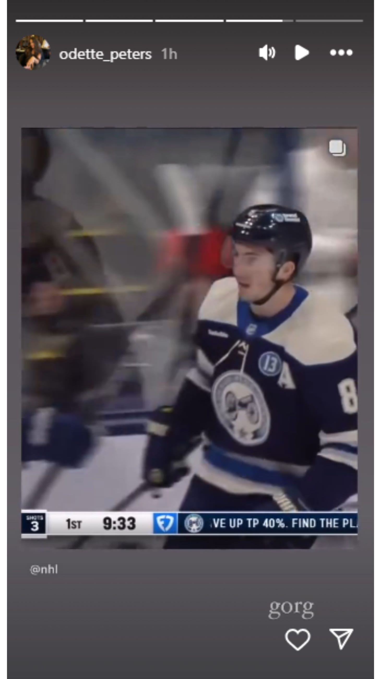 Zach Werenski's fiancee Odette Peters drops one-word reaction to his ...