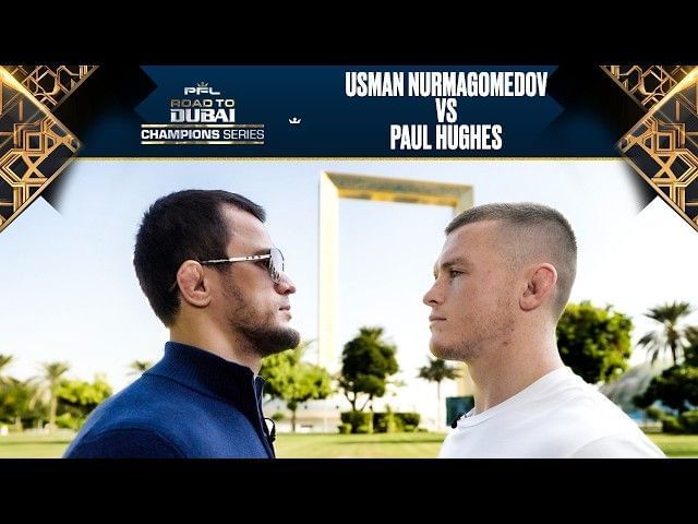 Usman Nurmagomedov and Paul Hughes trade words during heated faceoff: "Brotha who are you?"