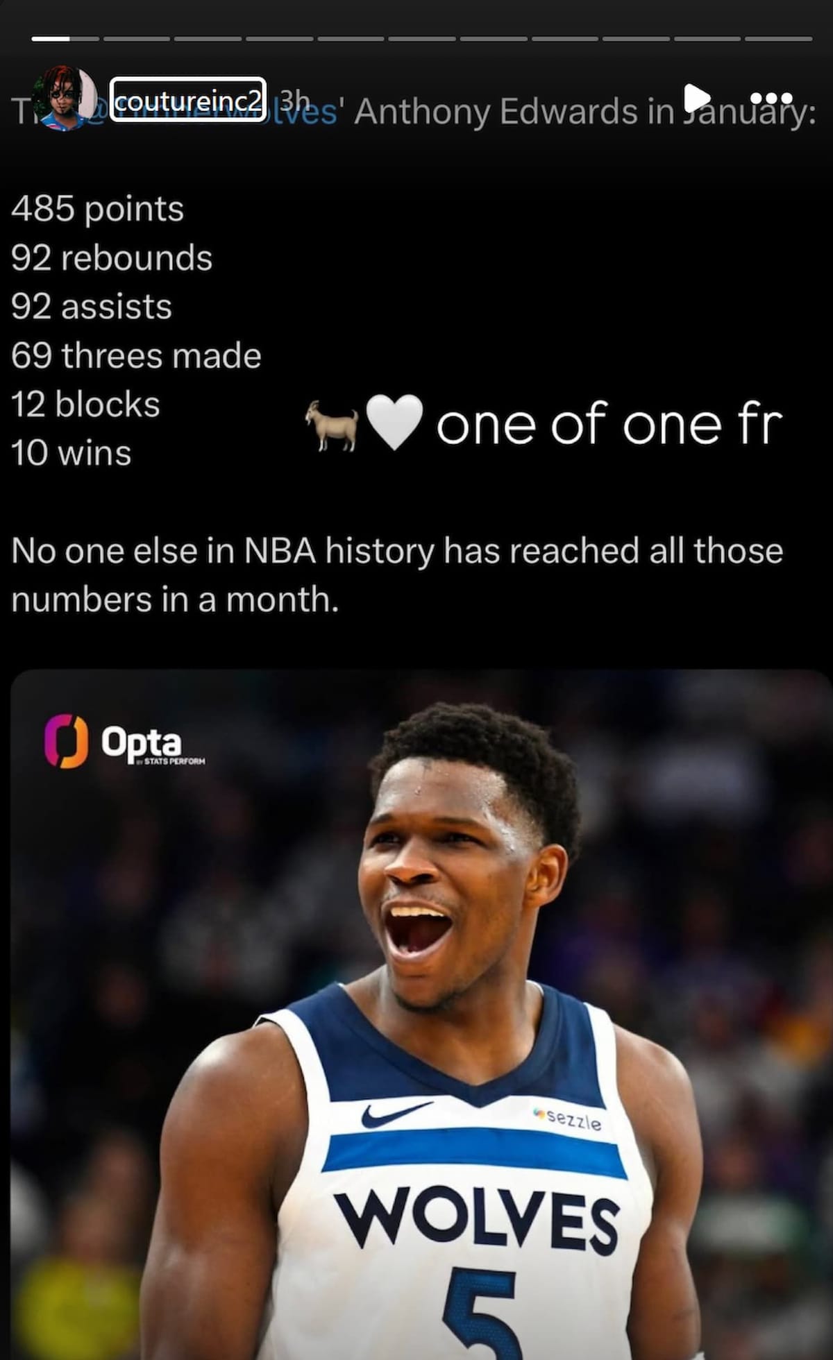 Anthony Edwards' girlfriend Jeanine Robel drops heartfelt four-word ...