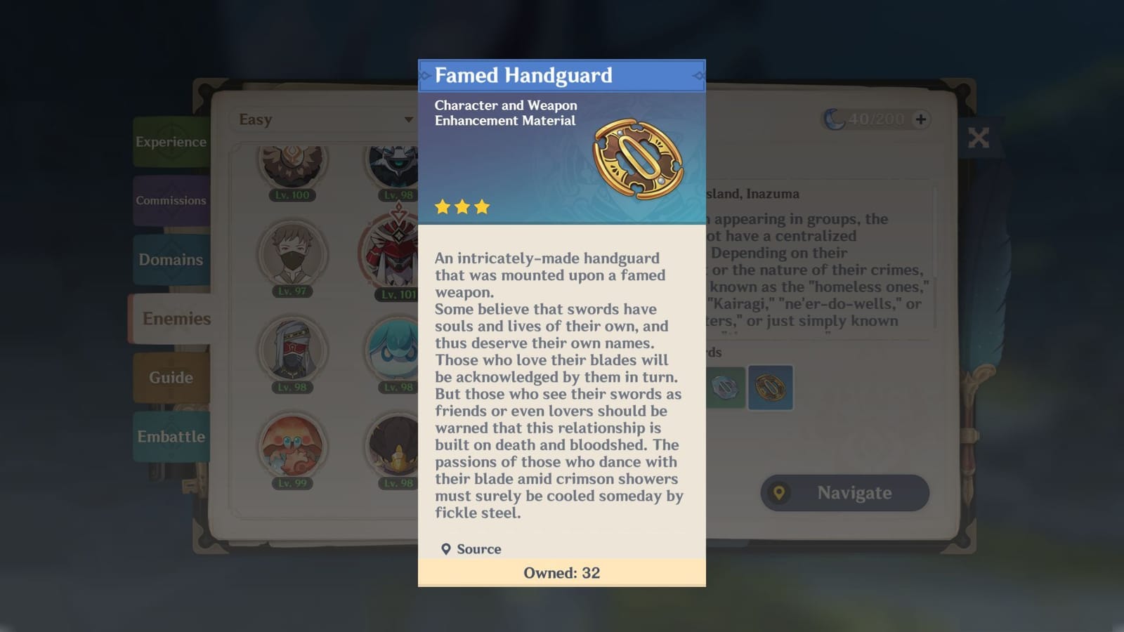 Genshin Impact Mizuki ascension materials