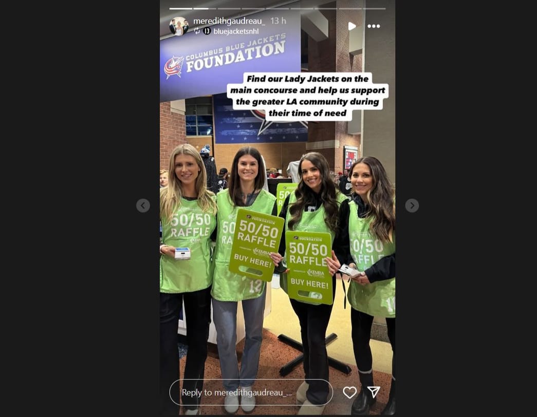 Johnny Gaudreau's widow Meredith joins other Blue Jackets' ladies to ...