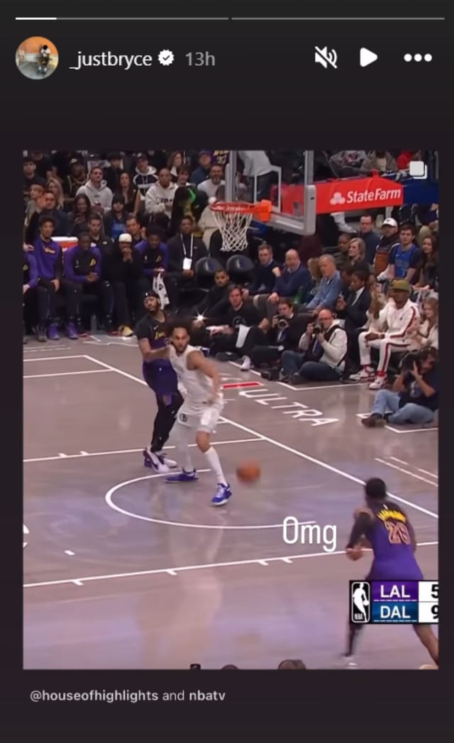 LeBron James shares clip of son Bryce James’ electrifying sequence for ...