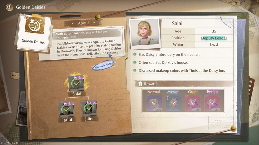 All Styling Factions in Infinity Nikki