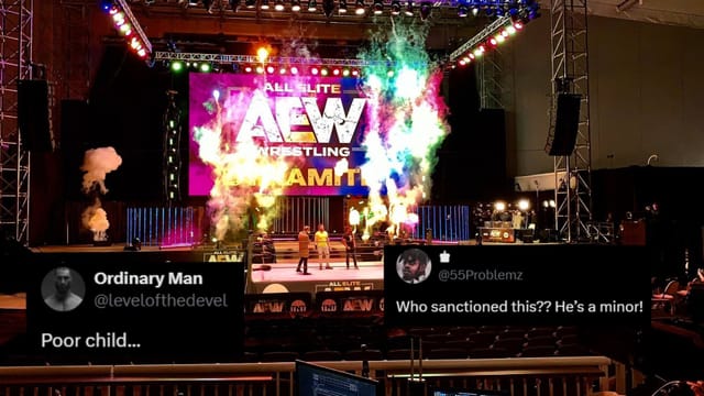"Who sanctioned this?", "We praying" - Fans worried for 19-year-old AEW ...