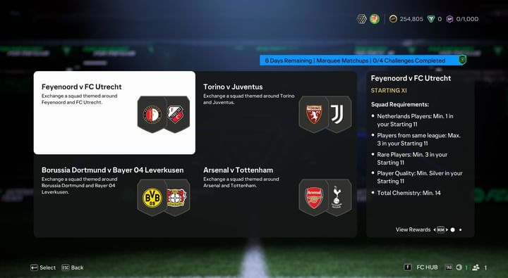 EA FC 25 Marquee Matchups SBC (January 9): All tasks and cheapest solutions