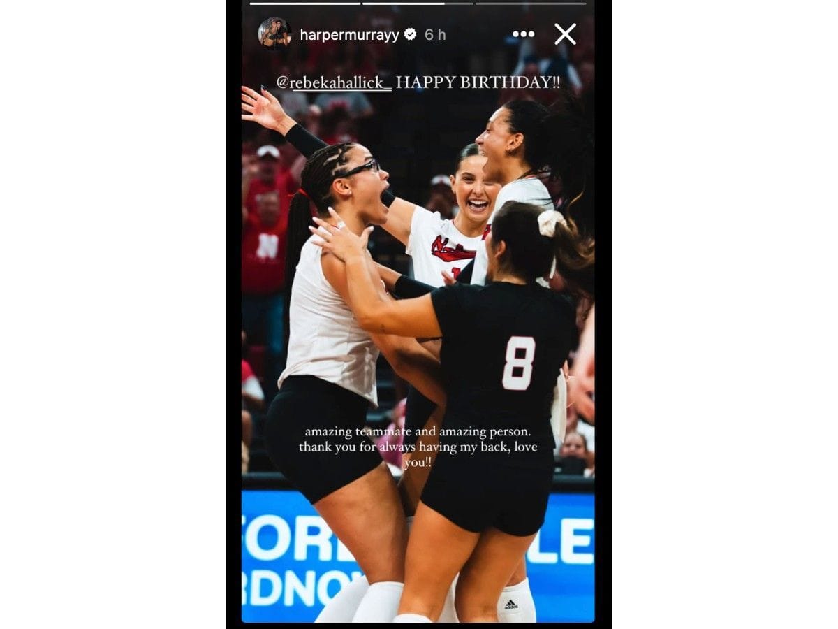 Nebraska Volleyball's Harper Murray shares heartfelt birthday wish for ...