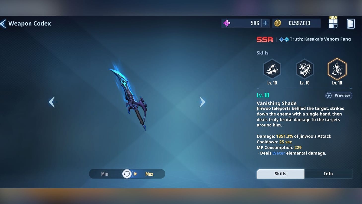 Solo Leveling Arise Truth Kasaka's Venom Fang weapon guide: How to get ...