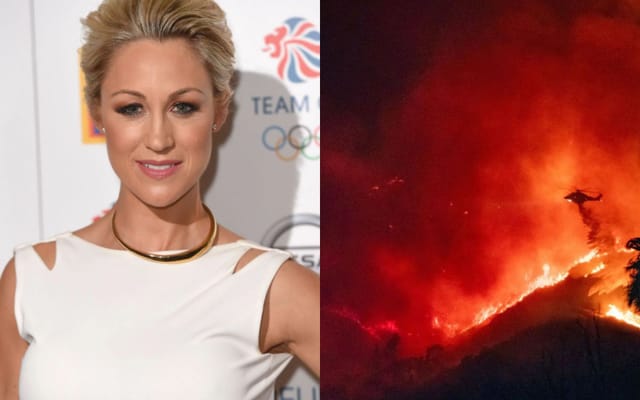 Caroline Pearce shares update amid deadly Hollywood Hills Sunset Fire: "Bags are packed just in ...