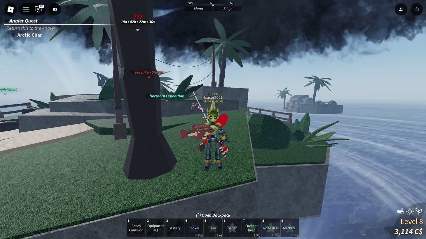 How to complete Grand Reef Bestiary in Fisch