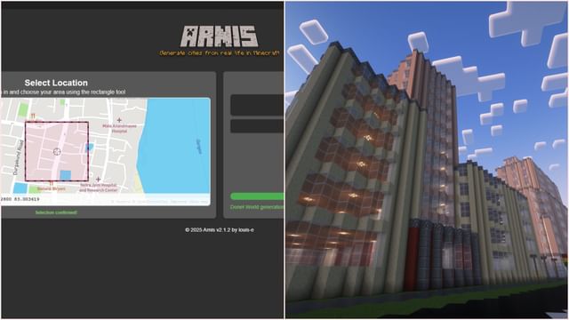 How to create real-world locations in-game using Arnis Minecraft tool