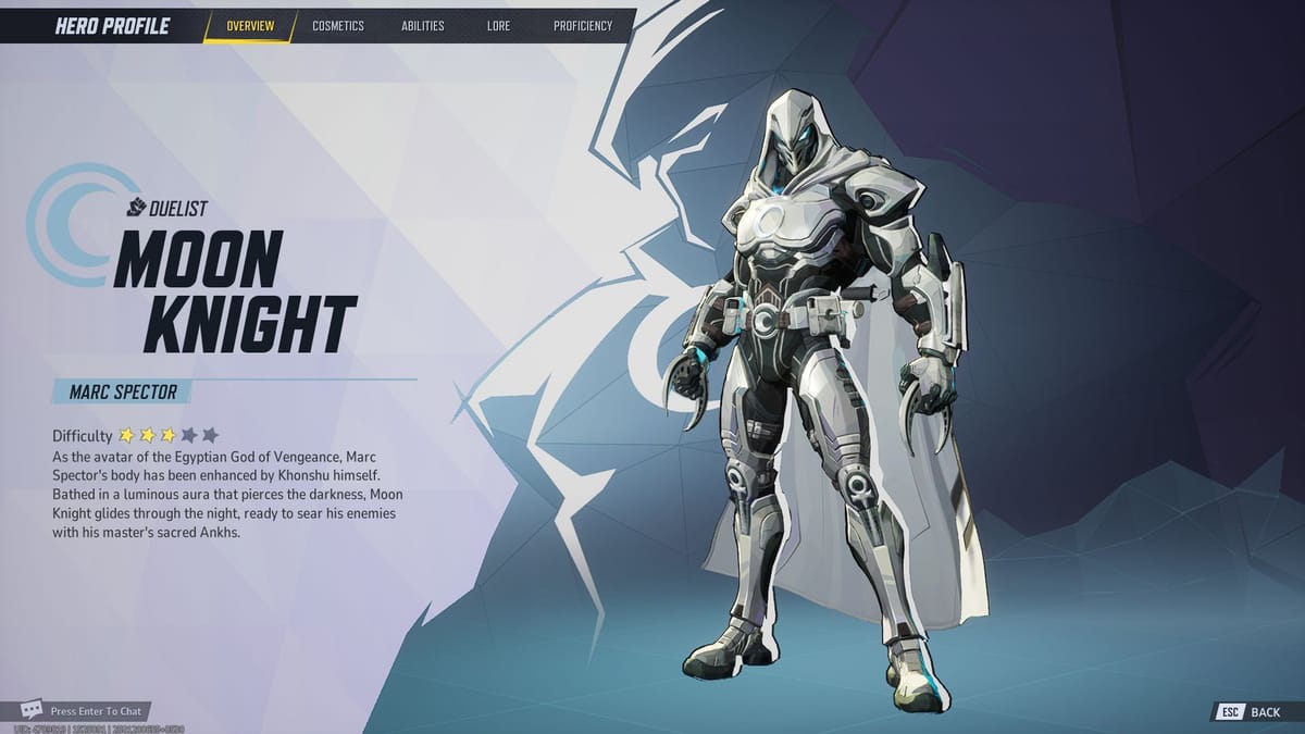 Marvel Rivals Moon Knight guide: Abilities, how to play, and more