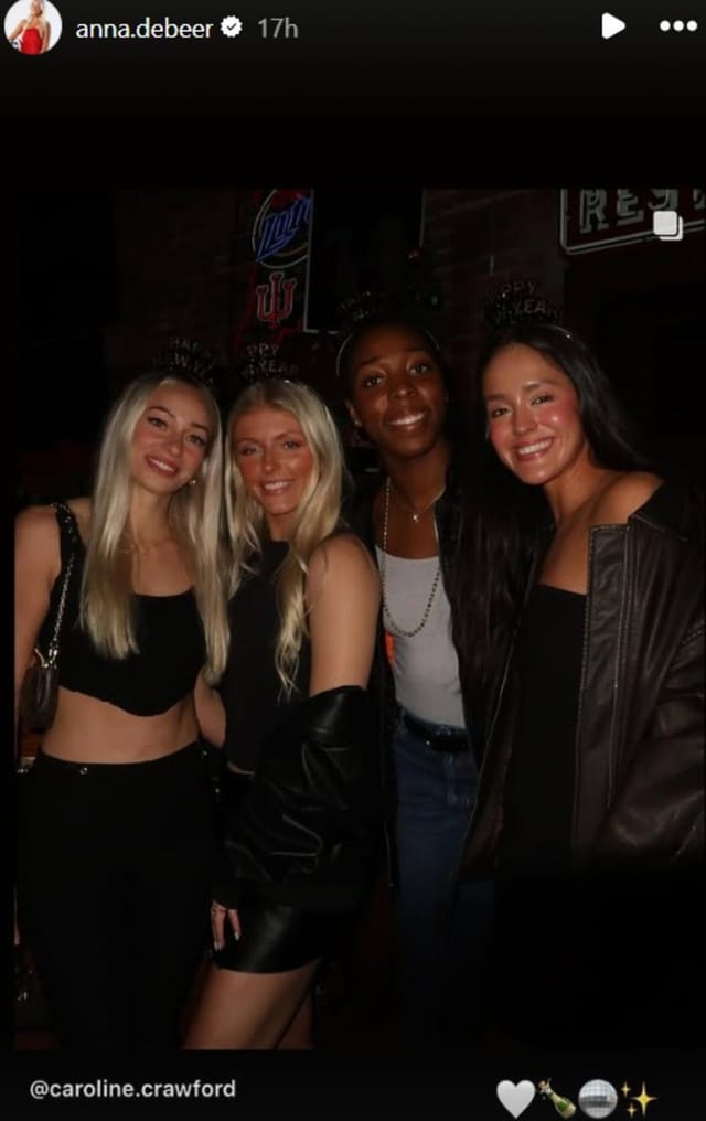 Former Louisville volleyball star Anna DeBeer celebrates New Year with ...