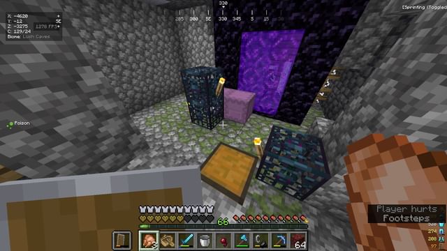 Minecraft player discovers incredibly rare triple spawner dungeon