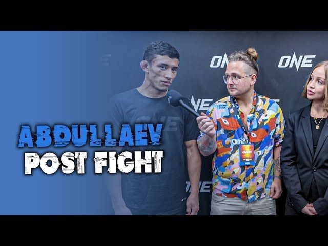 ONE Fight Night 27: “I’m the best fighter” - Akbar Abdullaev sent a clear message in total ...