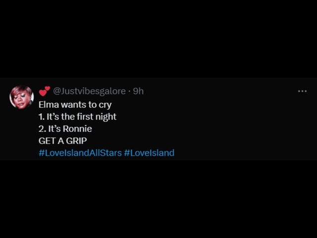 "GET A GRIP" — Love Island: All Stars fans react to Elma saying she ...