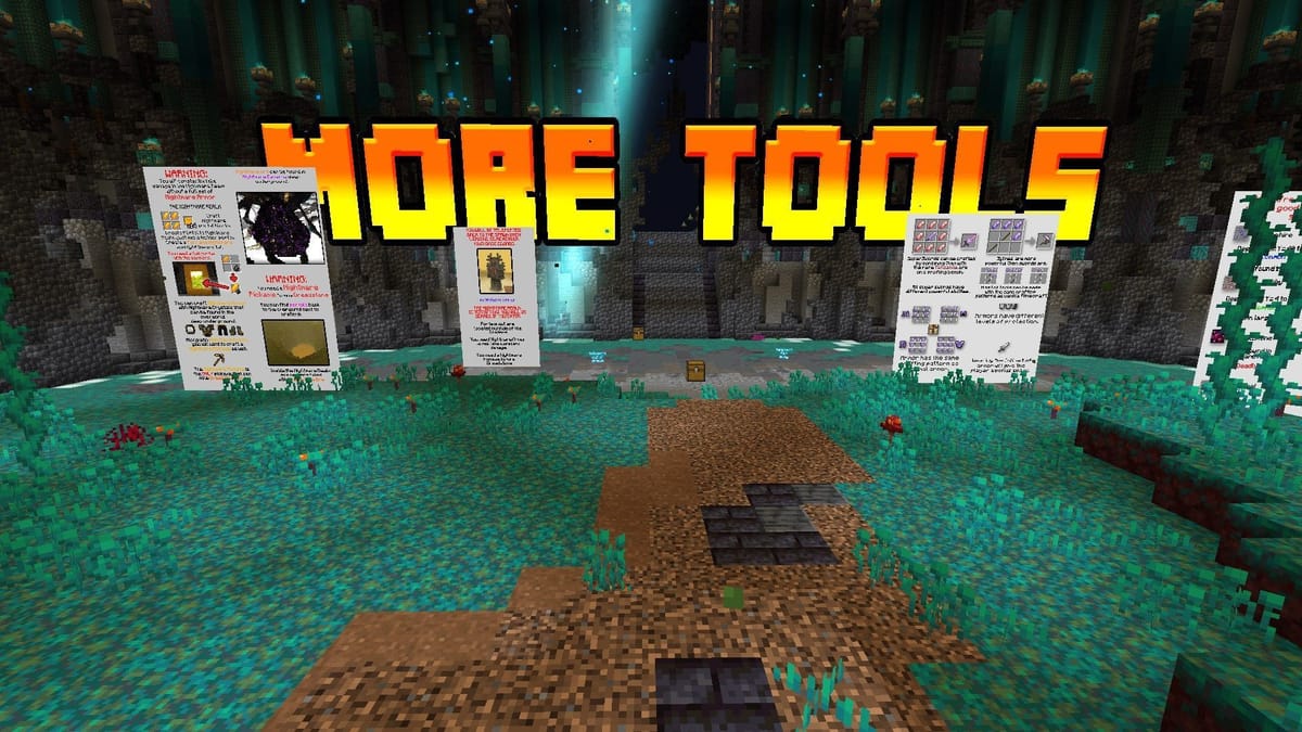 Minecraft More Tools add-on guide
