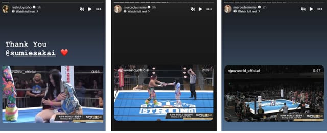 "Thank you" - AEW stars Mercedes Moné and Ruby Soho acknowledge ...