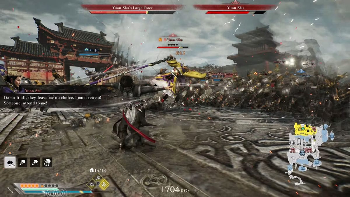 Dynasty Warriors Origins: Subjugation of Yuan Shu guide (Chapter 4)