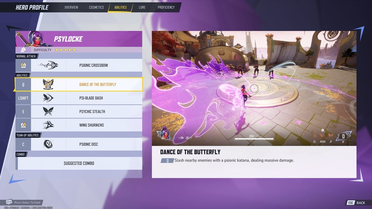 Marvel Rivals Psylocke guide: Abilities, how to play, and more