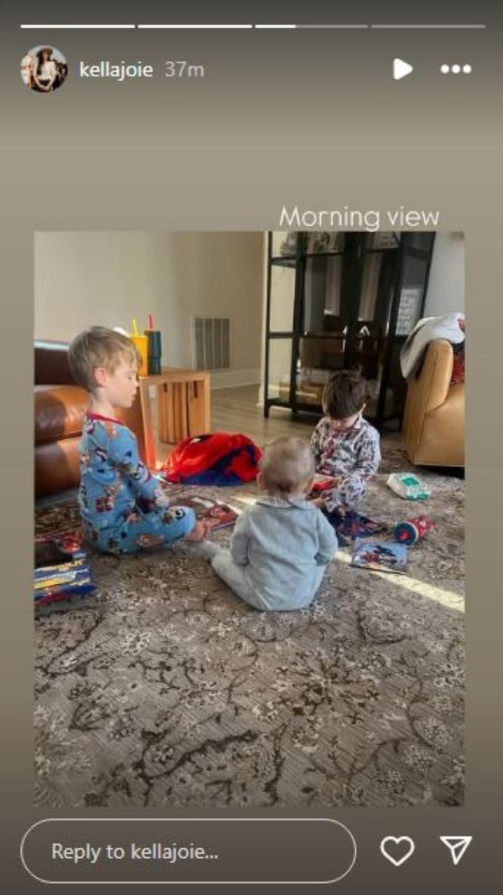 Corey Lajoie’s wife Kelly shares an adorable “morning view” of their ...