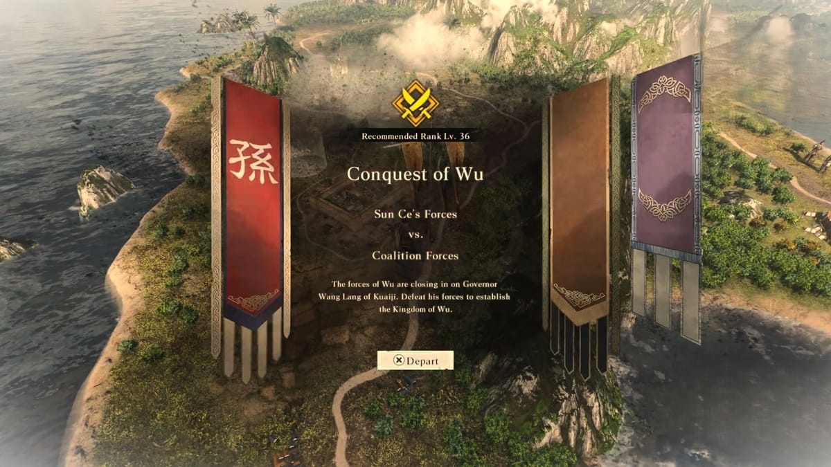 Dynasty Warriors Origins: Conquest of Wu guide (Chapter 4)