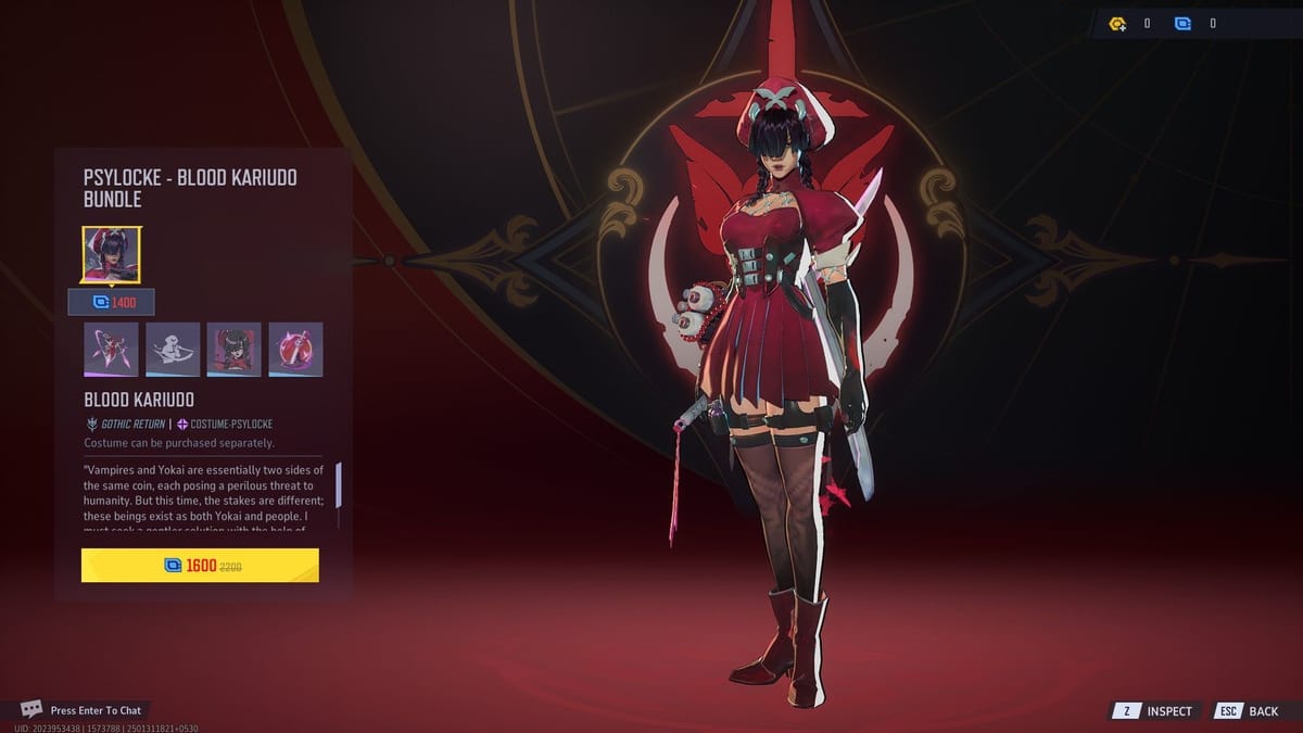 How to get Psylocke Blood Kariudo skin in Marvel Rivals