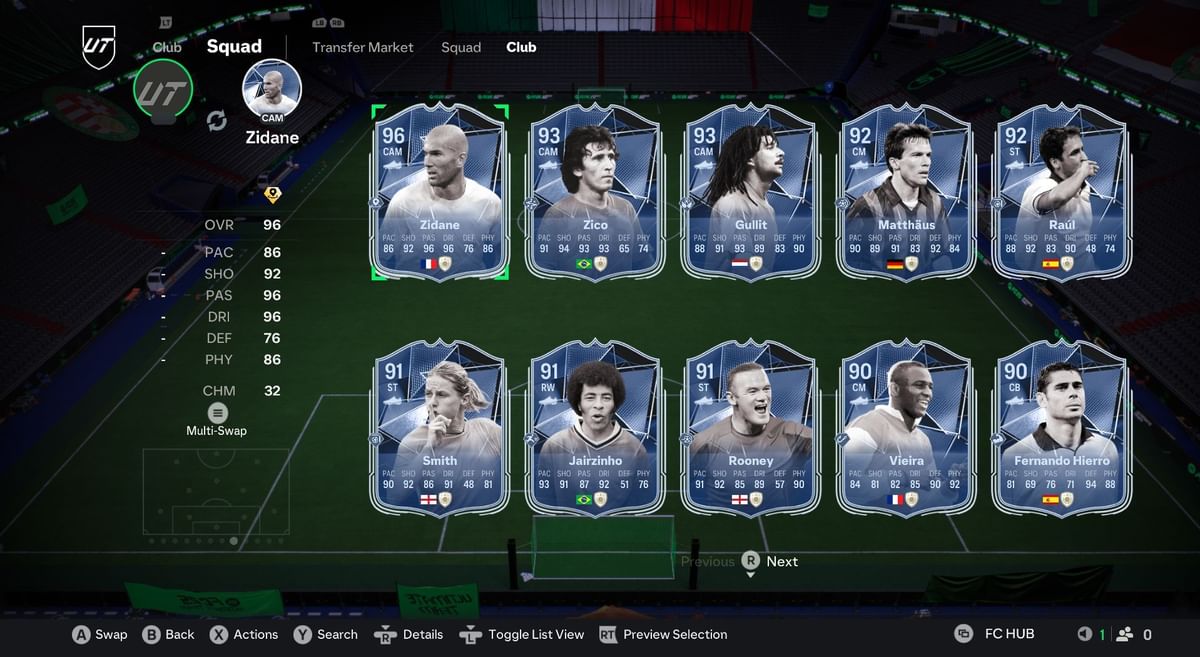 EA FC 25 Mixed Icon Player Pick SBC: All tasks and cheapest solutions