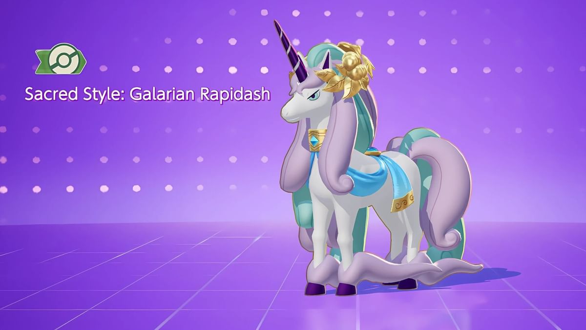 How to get Galarian Rapidash in Pokemon Unite