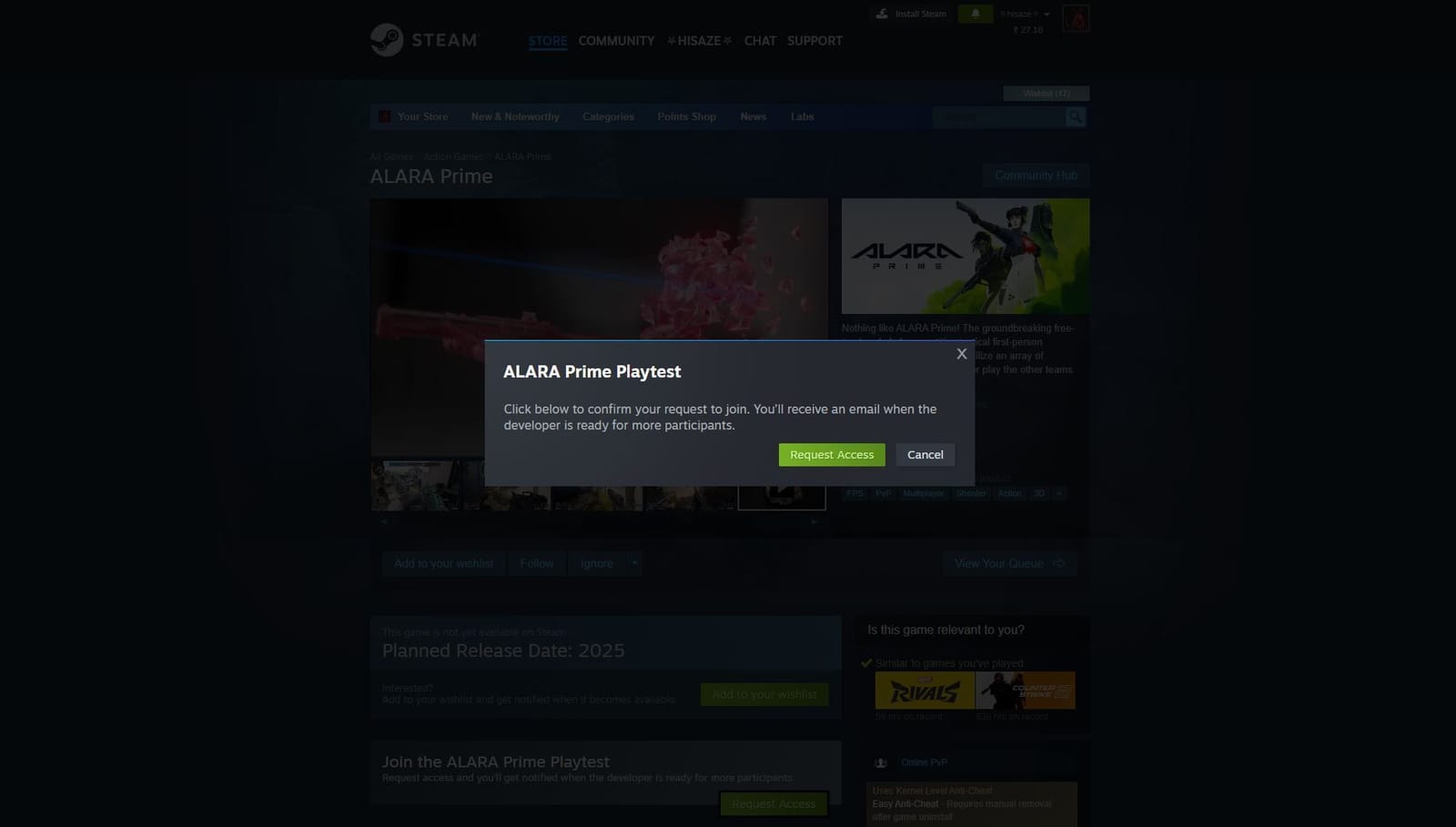 ALARA Prime Closed Alpha Test: Release date and how to access