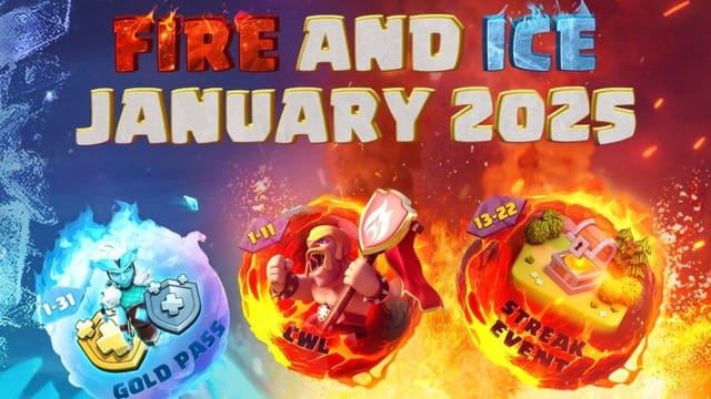 Clash of Clans January 2025 event lineup: Everything you need to know