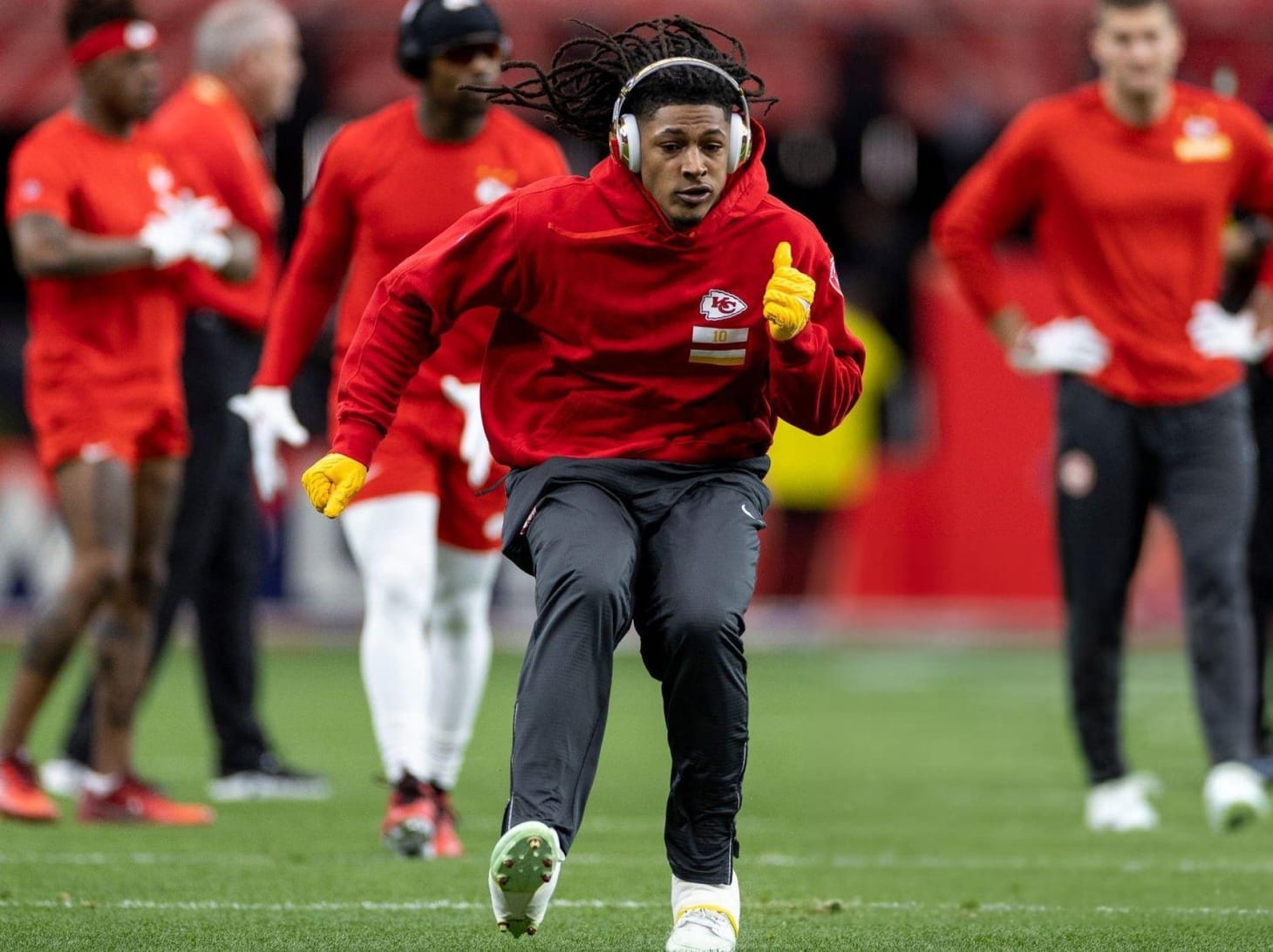 What is Isiah Pacheco’s 40 time?