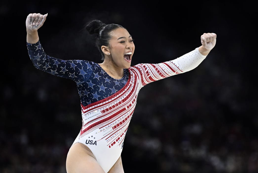 Suni Lee makes her feelings known with an emotional message as she ...