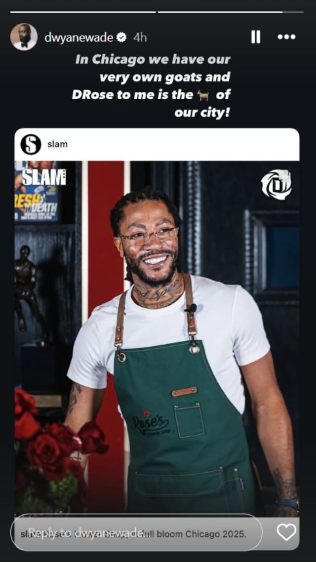 Chicago native Dwyane Wade makes feelings clear on Derrick Rose after ...