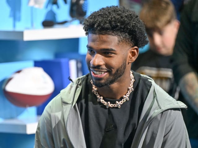 WATCH: Shedeur Sanders reunites with Colorado stars at East-West Shrine ...