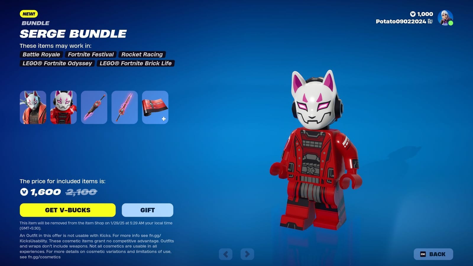How to get the Serge skin in Fortnite