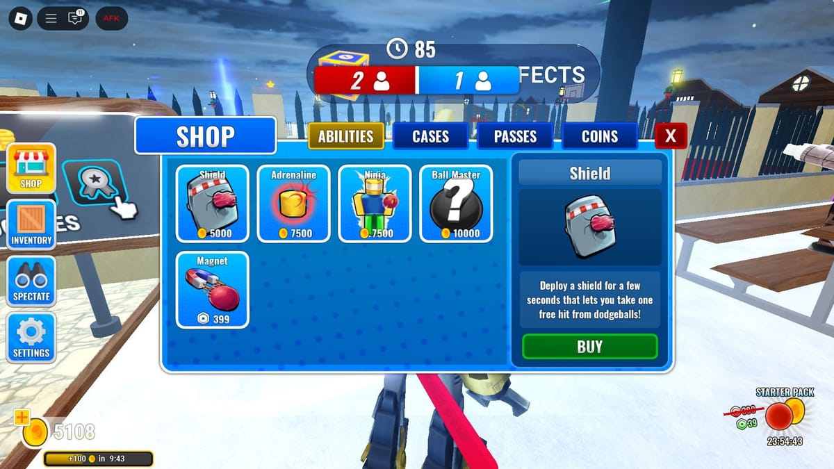 Dodgeball Legends codes (December 2025)