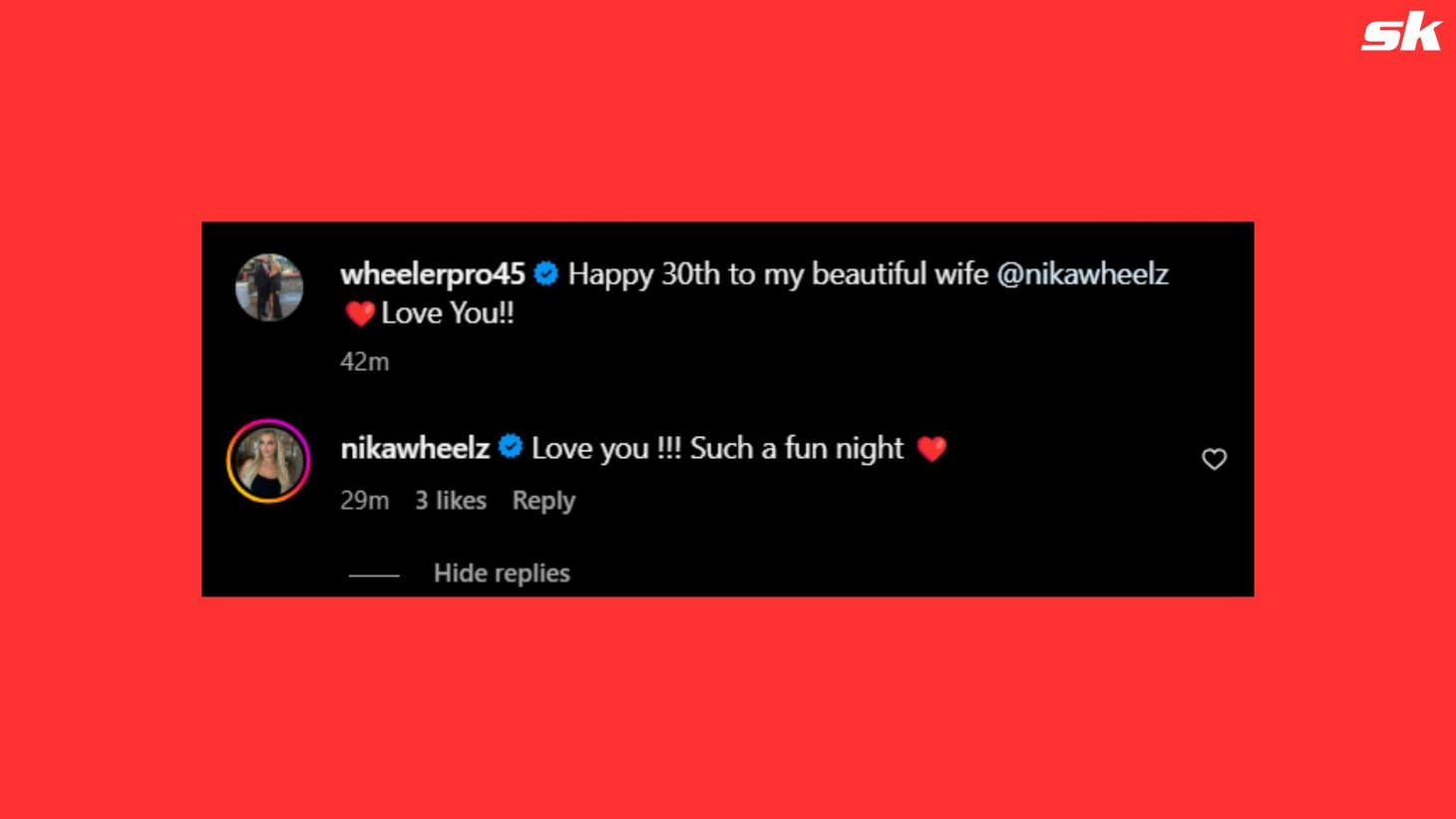 Zack Wheeler's wife Dominique receives heartfelt message from Phillies ...