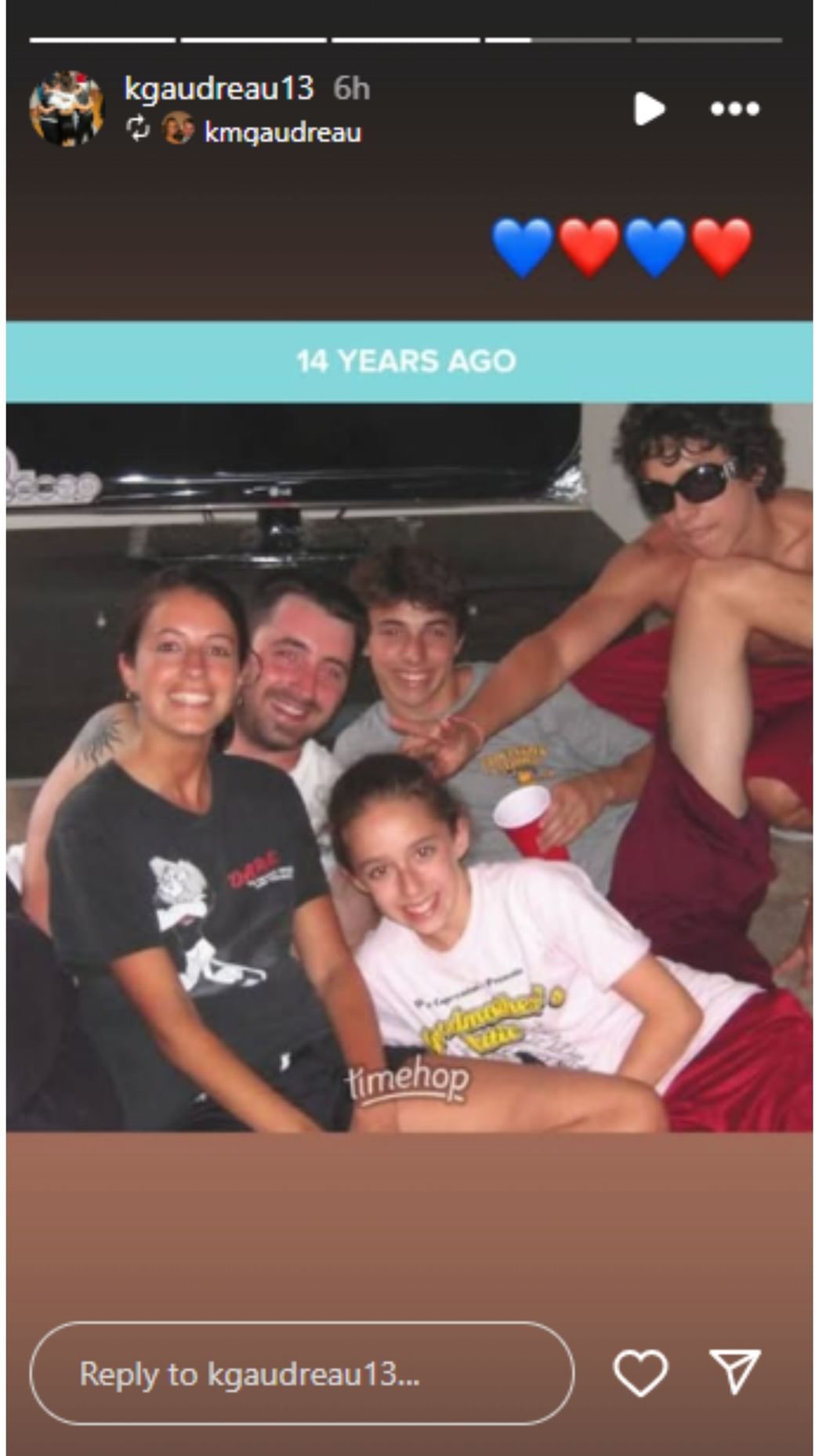 Johnny Gaudreau’s sister Katie shares a 14 year old throwback group ...