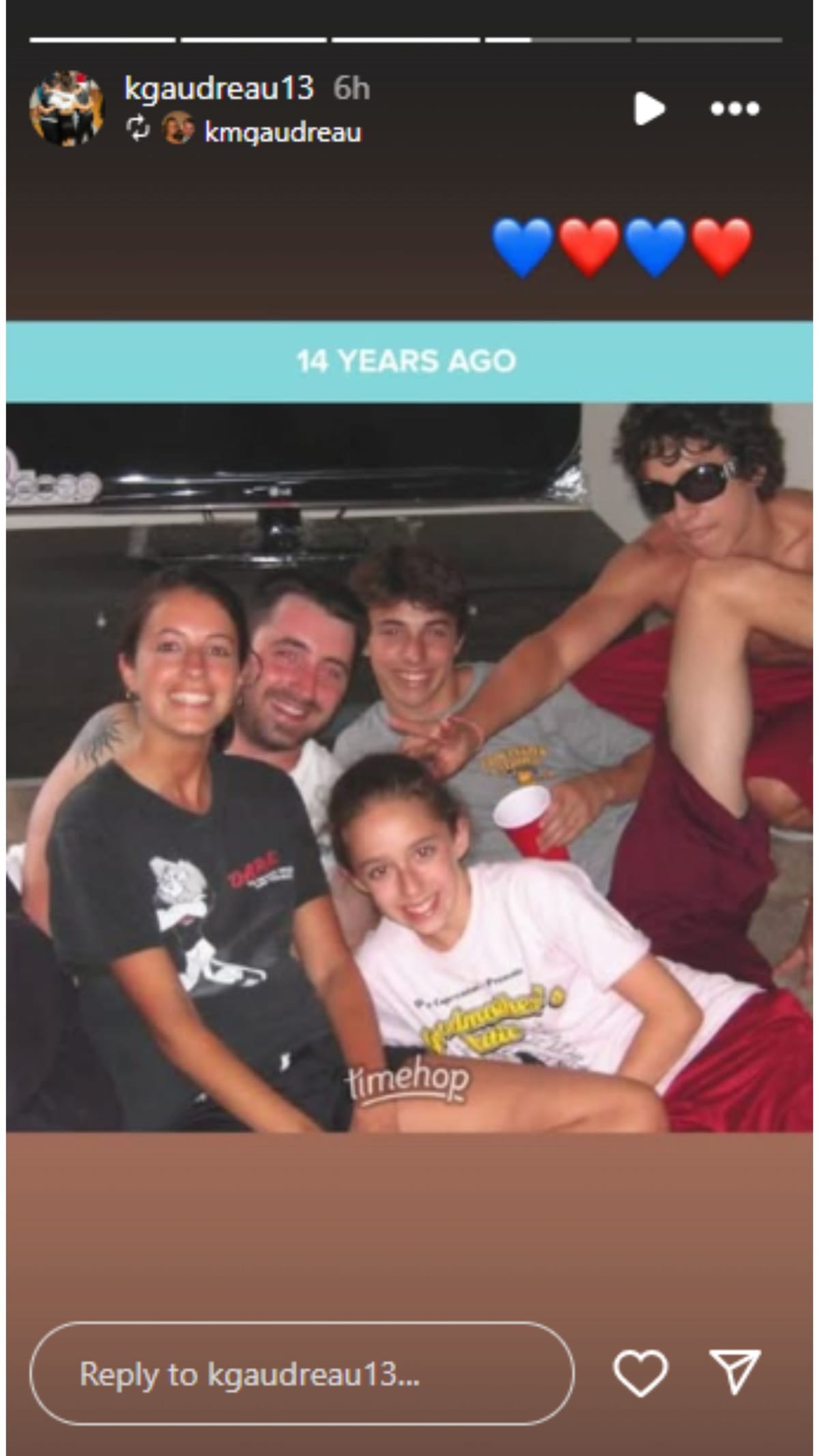 Johnny Gaudreau’s sister Katie shares a 14 year old throwback group ...