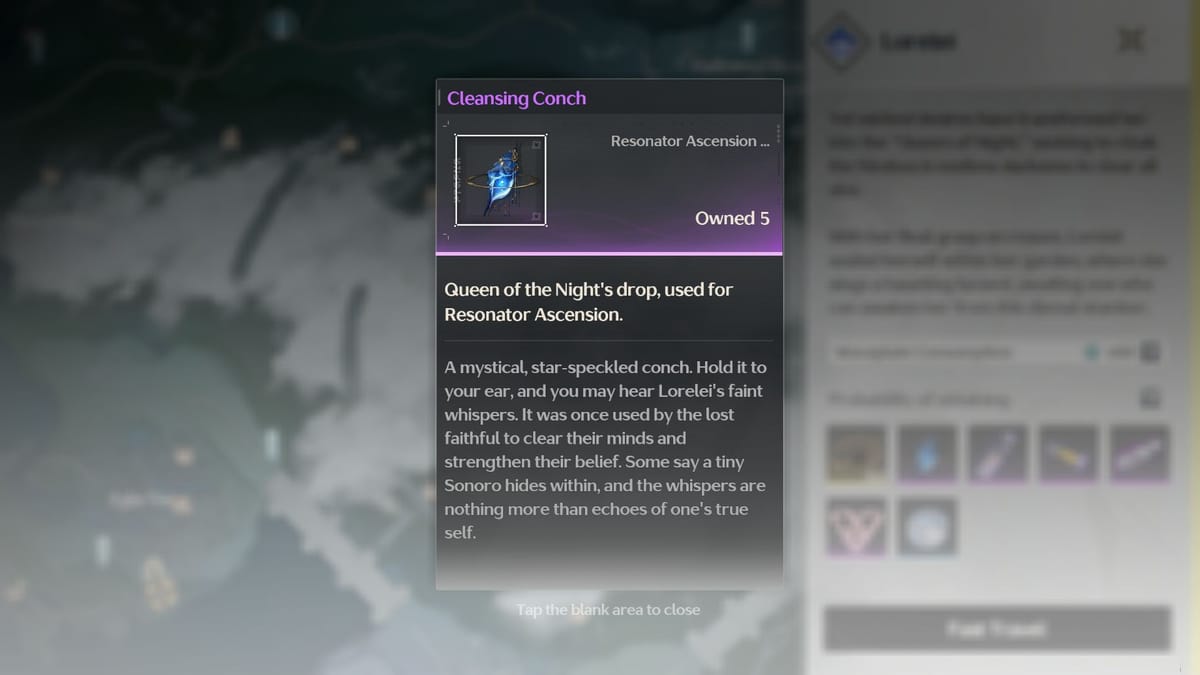 Wuthering Waves Phoebe Ascension materials