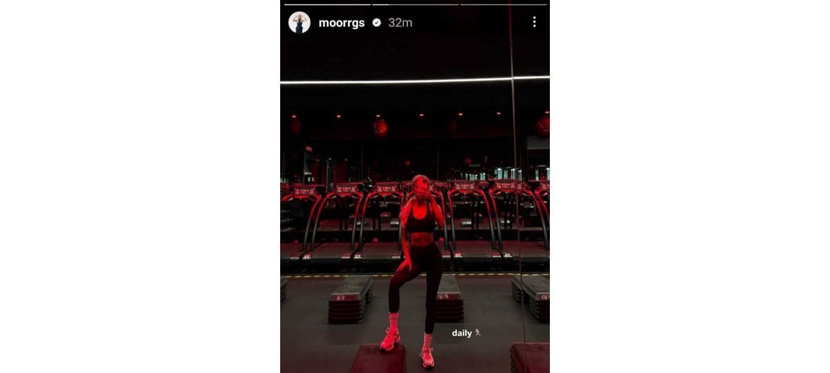 Taylor Fritz's girlfriend Morgan Riddle turns up glamor in the gym with ...