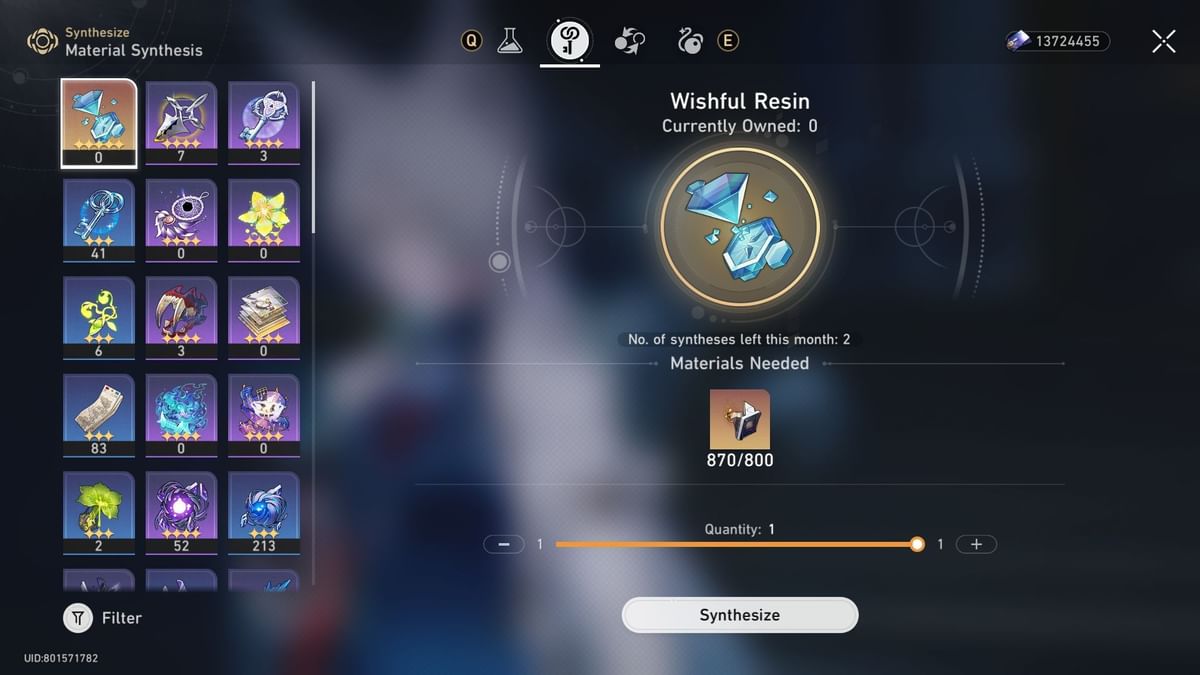 Honkai Star Rail Wishful Resin guide: How to get, use, and tips