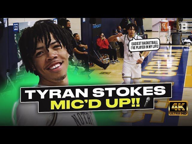 "Everyone thought I committed to the college": A mic'd up Tyran Stokes ...