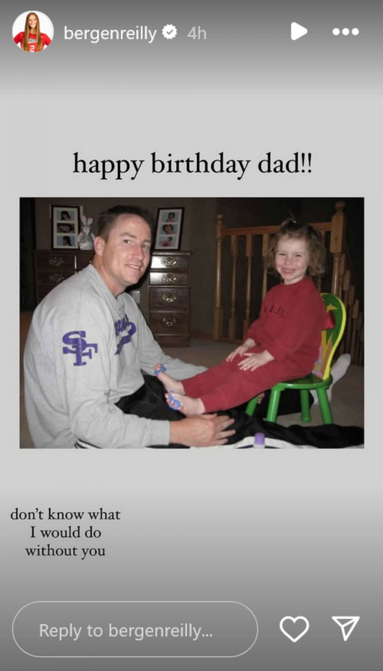 Nebraska Volleyball’s Bergen Reilly pens heartfelt note for father ...