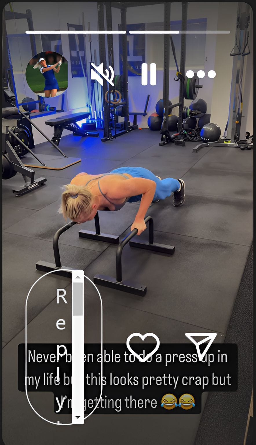 Hull: “This looks pretty crap”: Charley Hull shares her workout via ...