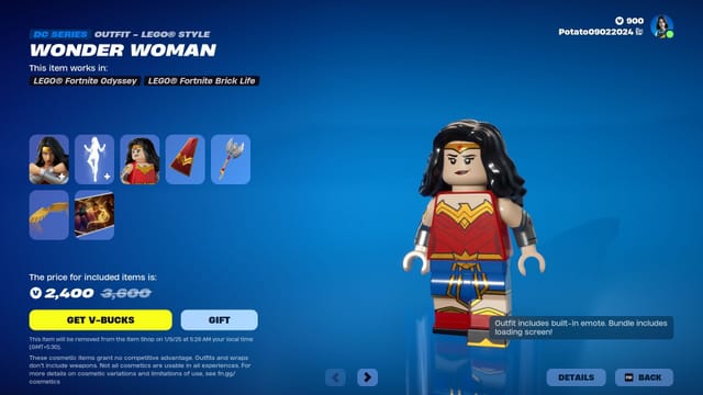 How to get Wonder Woman skin in Fortnite