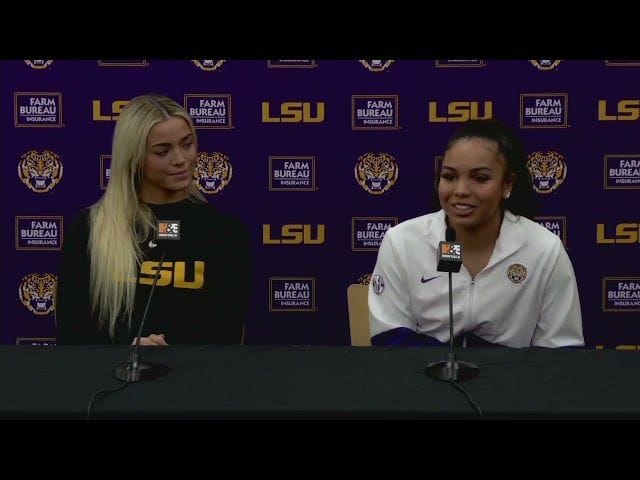 Olivia Dunne, Aleah Finnegan, and other LSU gymnasts react to former ...