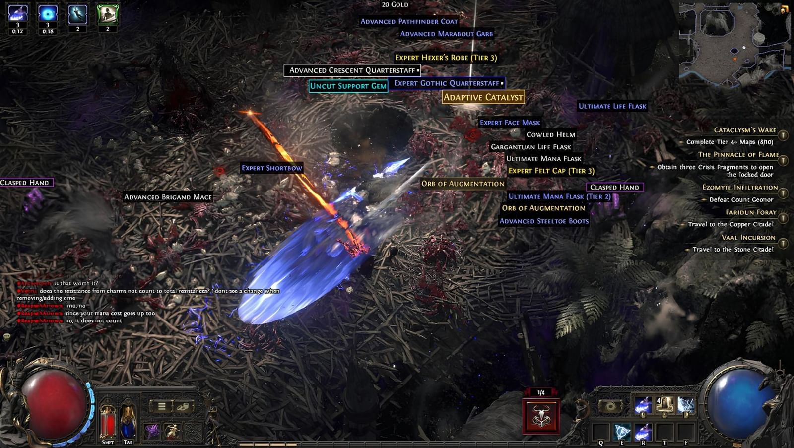 Path of Exile 2: How to use Orbs of Augmentation