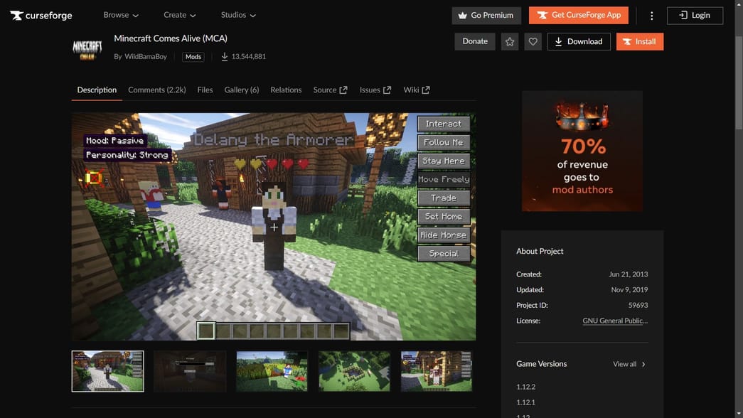 Minecraft Comes Alive (MCA) mod: Features and installation guide